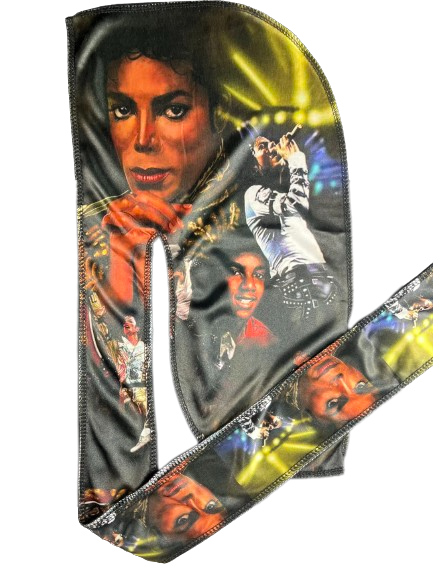 Michael Jackson(King Of Pop) Silky Durag – JustWaverzDurags™